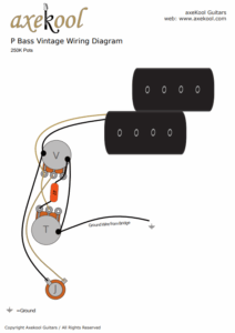 Fender Precision Bass Wiring Diagram & Fitting Instructions P Bass
