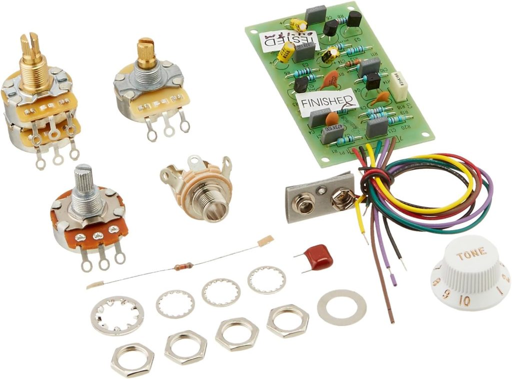 Fender Stratocaster Mid Circuit Booster Kit Installation / Fitting