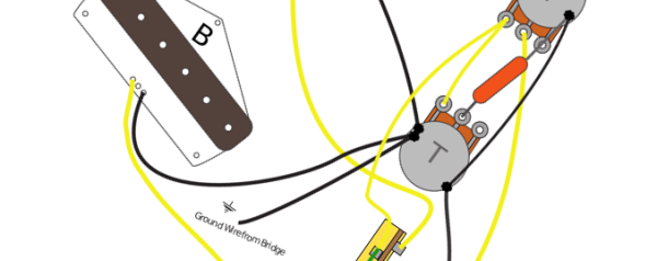 Fender Telecaster Reverse Wiring Diagram & Fitting Instructions
