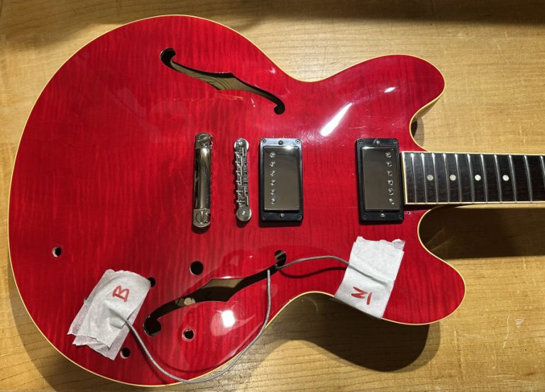 Gibson ES-335 1995 Complete Overhaul Using Gibson Parts