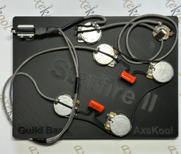 Guild Starfire II Bass Vintage Wiring Diagram & Fitting Instructions