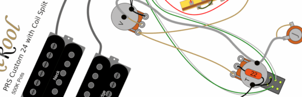 PRS Custom 24 with Coil Split Wiring Diagram & Fitting Instructions
